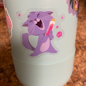 Yzma Cat With Potion Transparent Sticker/ Laptop Iphone Water - Etsy
