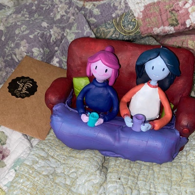 Adventure Time Jake the Dog and Prismo's Pickles Bffs Figurine Handmade ...