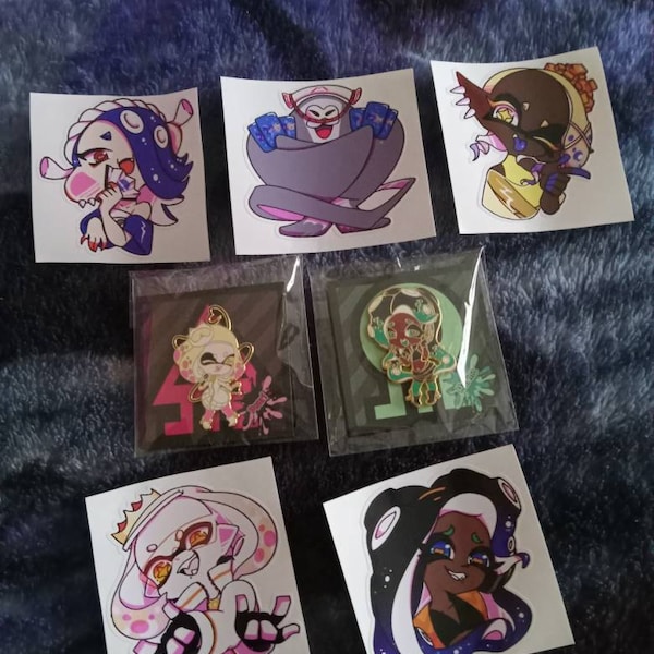 Off the Hook Enamel Pins : Marina and Pearl - Etsy