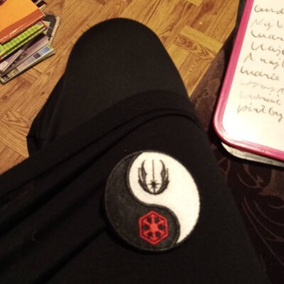 Yin Yang Star Wars Sith / Jedi Order Patch - Etsy