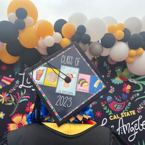 Loteria Spanish Graduation Cap - Etsy