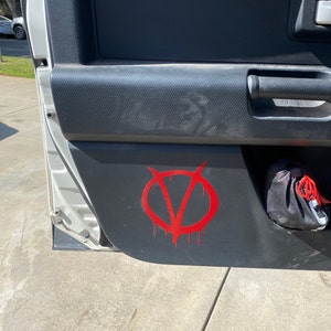 V for Vendetta Vinyl Sticker Decal for Laptops, Phones, Cars, & More - Etsy