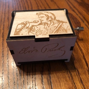 Elvis Presley Mini Music Box love Me Tender - Etsy