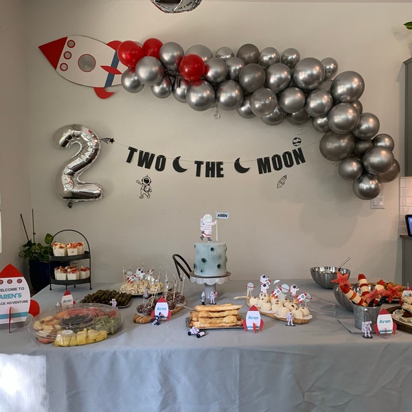 3D Personalized Rocket Ship Place Cards | Custom Name Cards for Kids ...