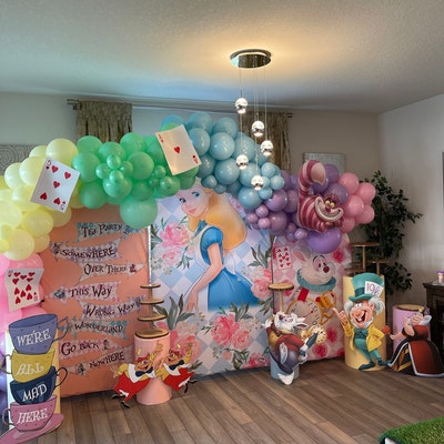 World Map Round Backdrop Cover Vintage Map Birthday Wedding - Etsy