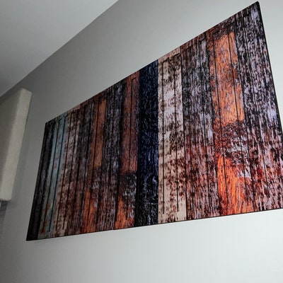 Serrated Classy Wood Wall Decor, Geometric Wood Wall Art, Home Decor ...