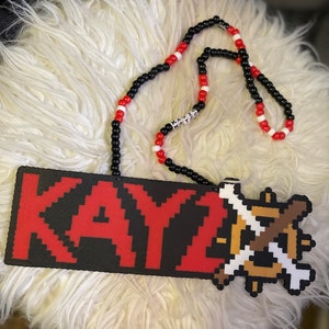 Slander Kandi Perler Necklace - Etsy