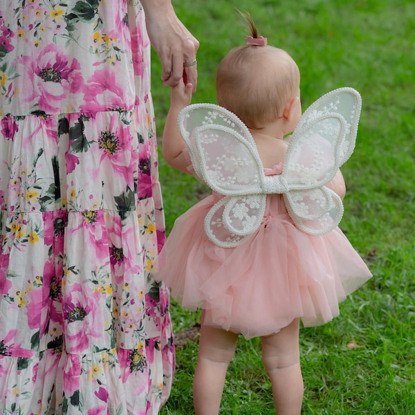Baby Child Floral Fairy Double Wing Dressup Quality Fairy Wings ...