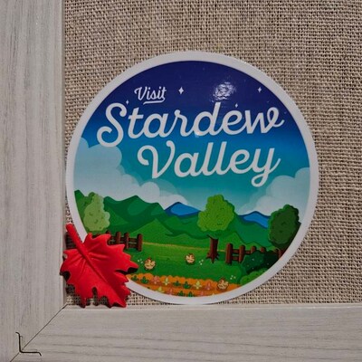 Visit Stardew Valley Sticker Stardew Valley Stardew Gamer Girl Sticker ...