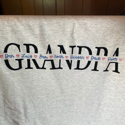 Grandpa SVG, Grandfather Svg, Grandpa Split Name Frame Svg, Grandad Svg ...