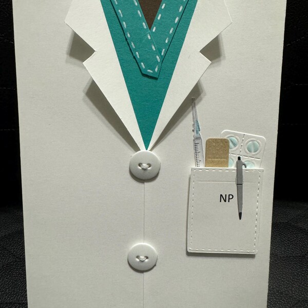 Handmade Doctor Card, Medical Card, Handmade Medical School Graduation ...