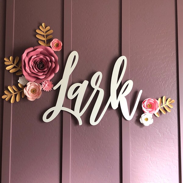 Personalized Name Sign, Custom Name Sign, Handwritten Cursive Font ...