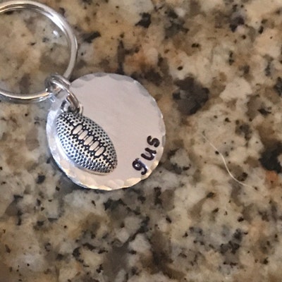 Football Dog Tagfootball Pet Tag Fantasty Football Dogs Pet - Etsy