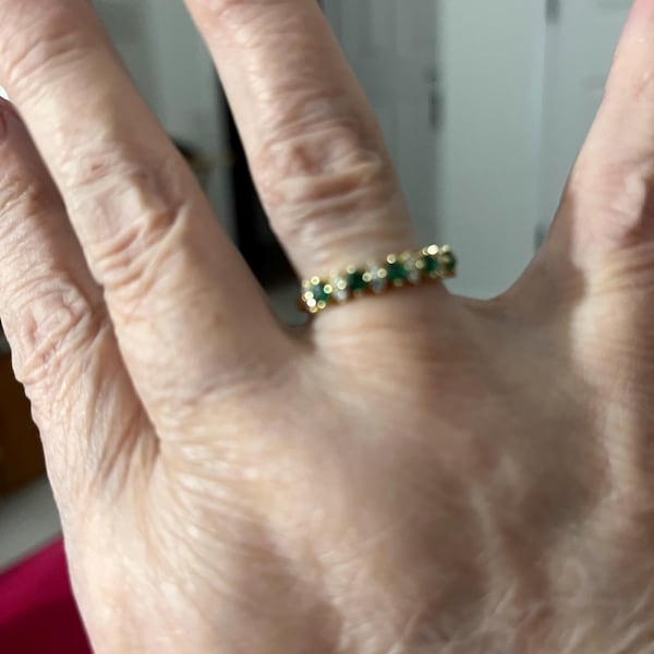 Sami Jewels Emerald Ring, Gemstone Ring, Emerald Jewelry, Gift for Her ...