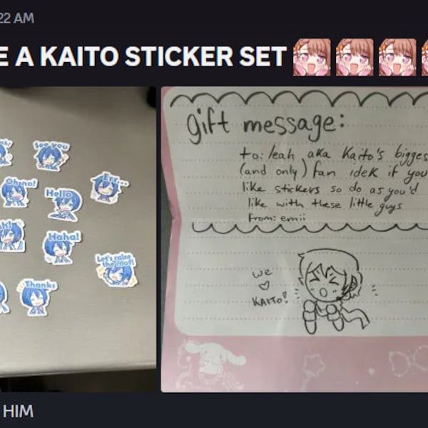 Project Sekai Colorful Stage Vocaloid Virtual Singer Diva KAITO Chat ...