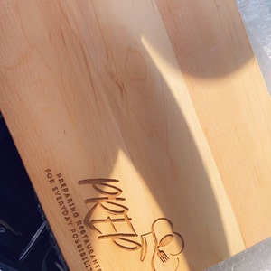 Custom Company Logo Cutting Board Engraved Cutting Board - Etsy