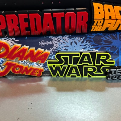 Predator Movie Logo Shelf Wall Art Display Desk Art Classic Film Logo ...