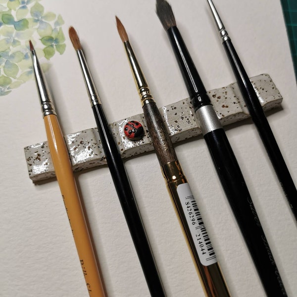 Paint Brush Rest for Artists, Painters and Hobbyists With Ladybug ...