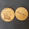 Custom 1.5 Inch Wood Coins - Etsy