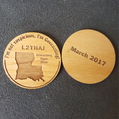 Custom 1.5 Inch Wood Coins - Etsy