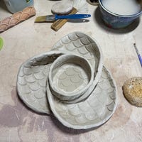 Ceramic Altar Slab Building Template, Wall Altar Pottery Template, Wall ...