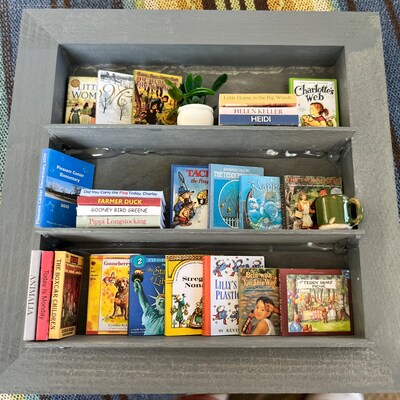 Mini Bookshelf: Custom - Etsy