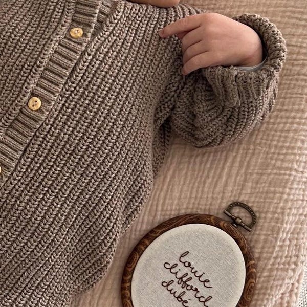 Hand Embroidered Baby Milestone Hoops: 1-12 Months - Etsy
