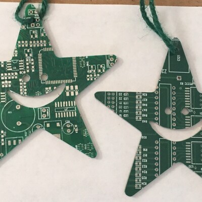 Real Recycled Circuit Board Keyring, PCB Keychain, Upcycled Key Fob ...