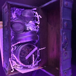 Blue Tea Gift Box With Personalized Infusers & Loose Leaf Teas - Etsy