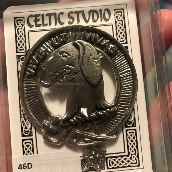 Hall Clan Crest Scottish Cap Badge CB02 - Etsy