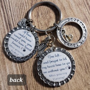 Memorial Keychain Memorial Gift Memorial Keepsake Photo - Etsy