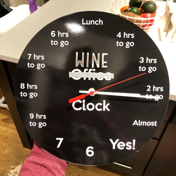 Funny Office Wall Clock 5 O'clock Countdown - Etsy