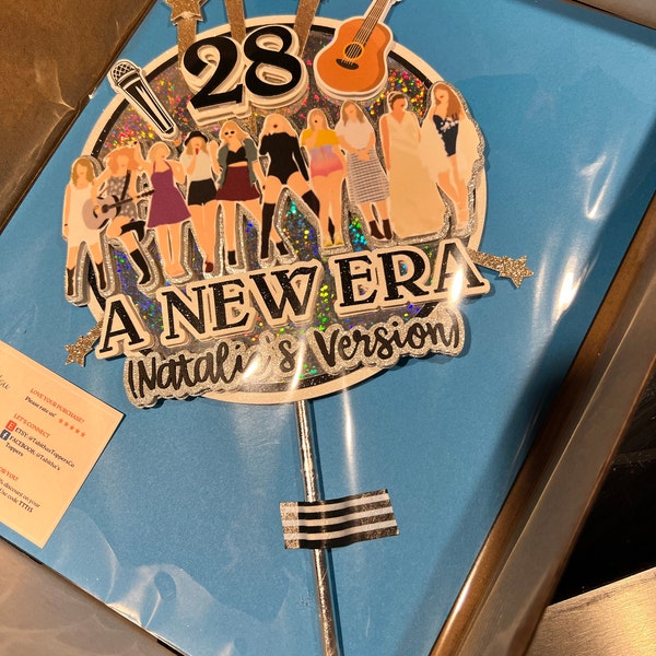 Minion Cake Topper/ Glitter Party Decorations/ Kids Birthday Paper ...