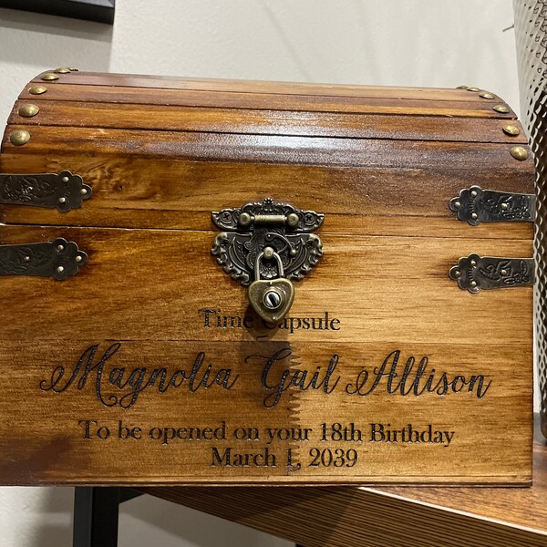 Baby Keepsake Box Baby Shower Gift First Birthday Gift New Baby ...