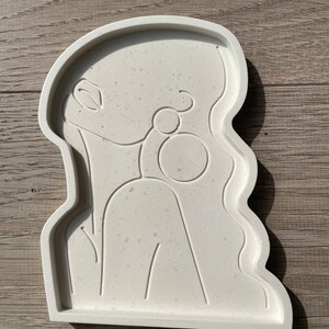 Concrete Mold Female Body Tray, Silicone Mold Female Body Decor ...