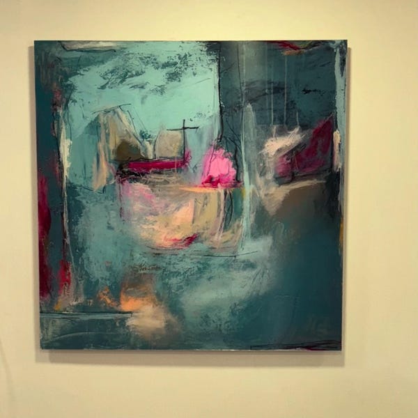 Abstract Lady Portrait | Abstract Face Painting | Acrylic Plexi Wall ...