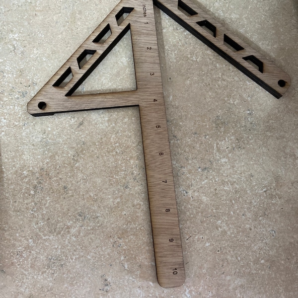 Center Finder Jig Template SVG, Laser Cut Grid, Centering Ruler Digital ...