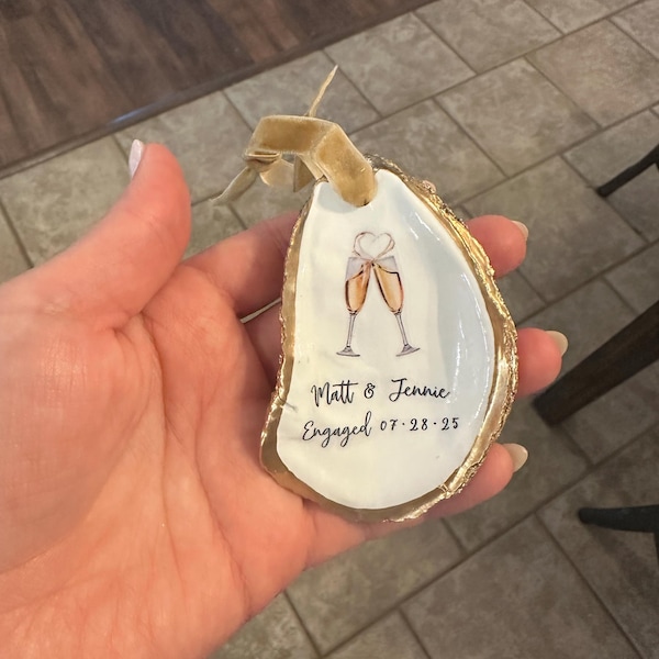 Celebration Clink Clink, Hooray Engagement Ornament, Wedding Ornaments ...