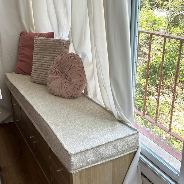 Canvas Cover for Seating Cushion. Bench Cushion Covers. 1 to 4 Inches ...