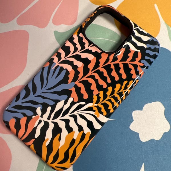 RED MATTE Minimalist Aesthetic Phone Case iPhone 16/15/14/13/12 Pro Max ...