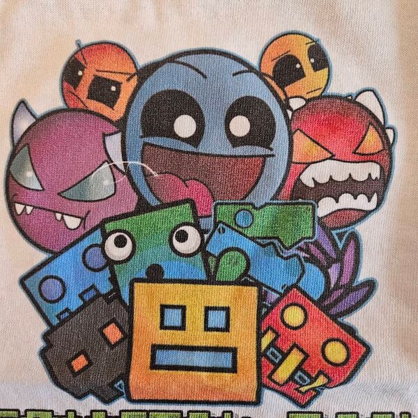 Geometry Dash T-shirt for Kids Geometry Dash Birthday Gift for Kids ...