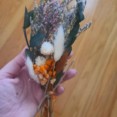 Dried Rose Dried Flowers Bouquet,home Decor,rustic Vintage Bouquet ...