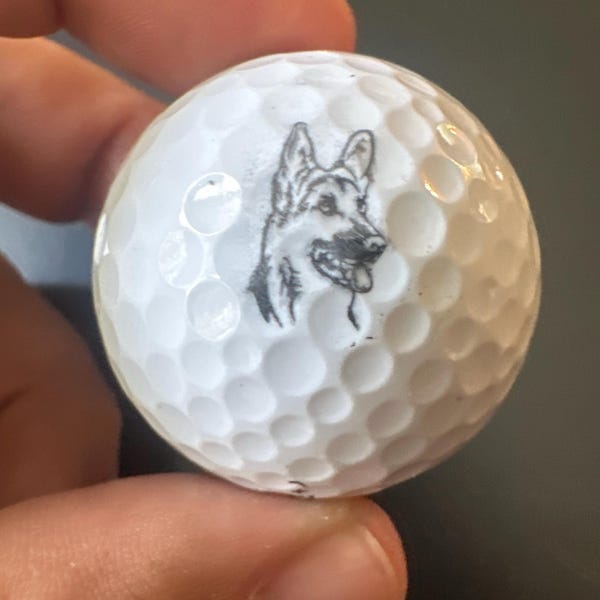 Ball Tatt - German Shepherd Golf Ball Stamp, Golf Ball Stamper, Self ...