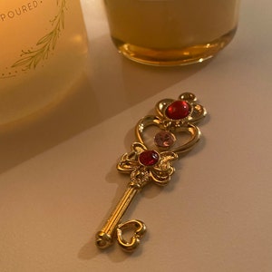 Sailor Moon R Time Key Crystals Chibiusa Chibi-moon Pluto Rini Cosplay ...