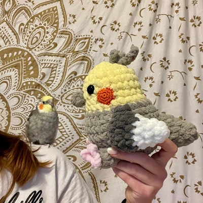 PATTERN/INSTRUCTIONS Cockatiel, Bird Pattern, Charlie the Cockatiel ...