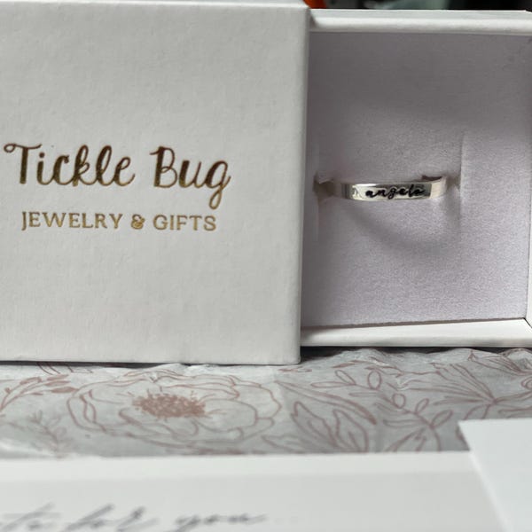 Gold Class Ring Set, Gold Filled Modern Class Rings, Personalized ...