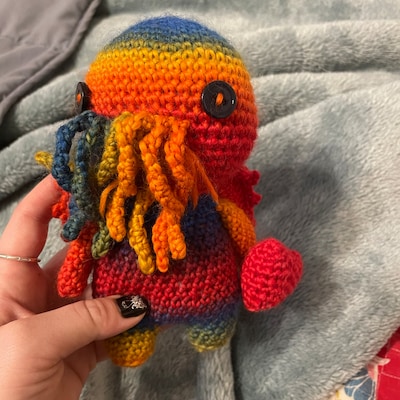 Cthulhu Crochet Pattern Mini Cthulhu Eldritch God - Etsy