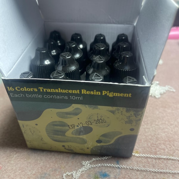 LET'S RESIN Epoxy Resin Dye,15 Color Translucent Epoxy Resin Pigment ...