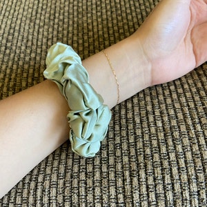 Sky Scrunchies Blue Long-Tail Scrunchie Gray Scrunchie | Etsy