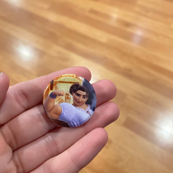 Encanto Luisa Button, Encanto Button, Encanto, Bruno, Disney Button ...